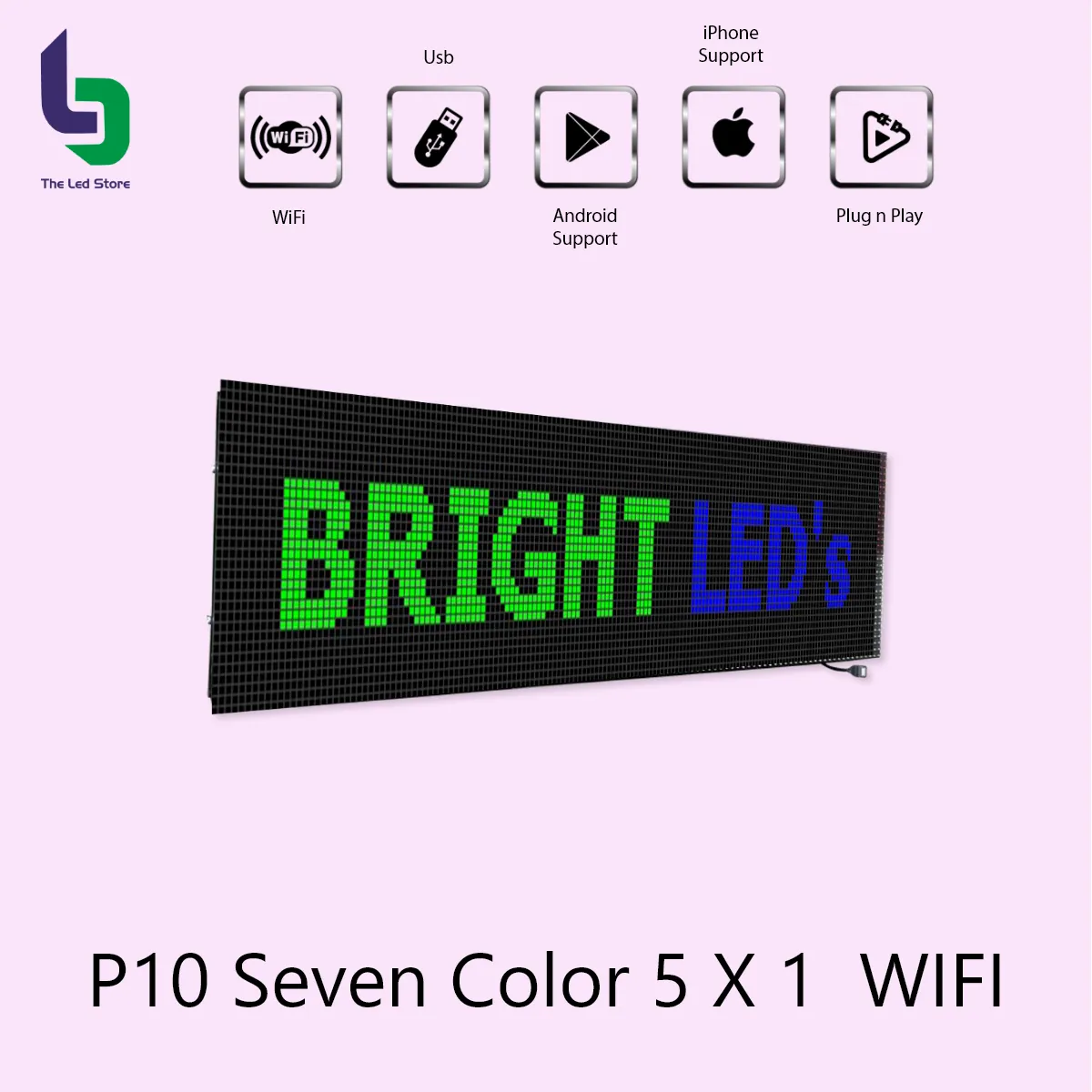 Multi Color LED Scrolling Display